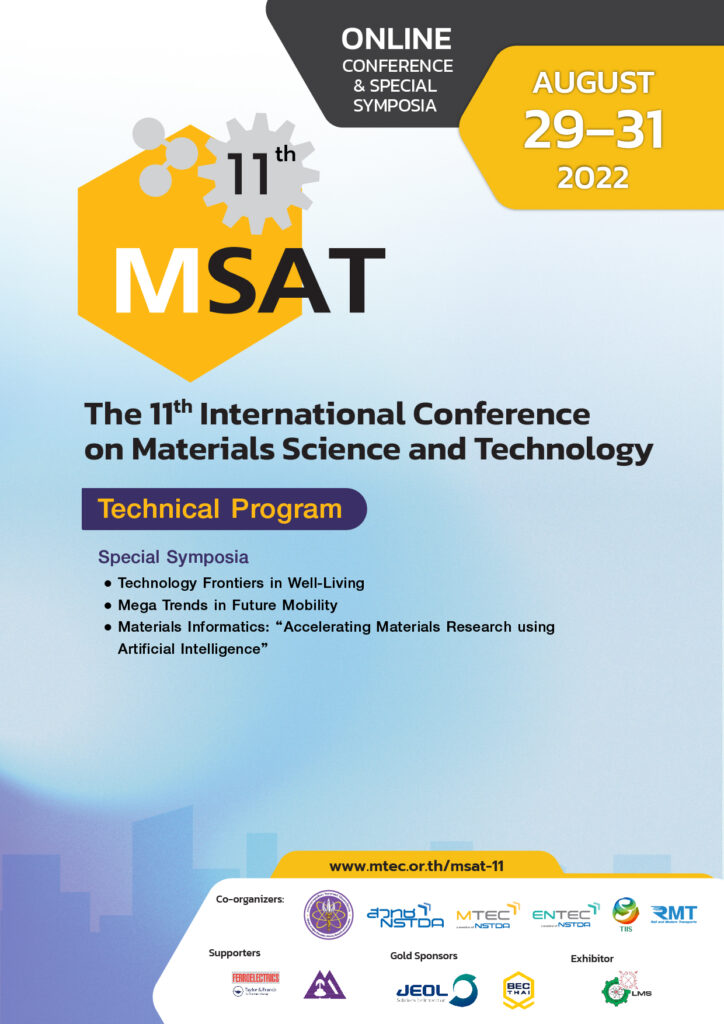 MSAT-11 : The 11th International Conference on Materials Science and ...