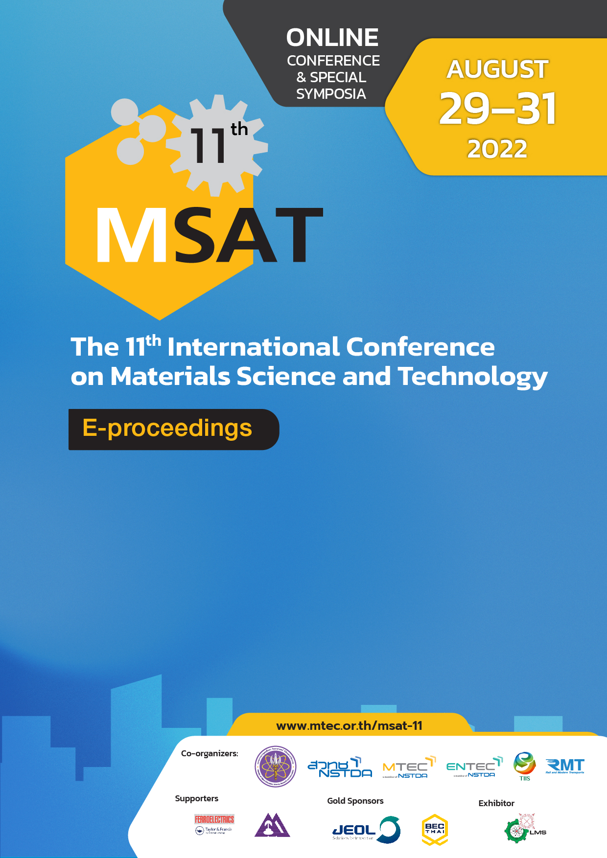 MSAT-11 : The 11th International Conference on Materials Science and ...